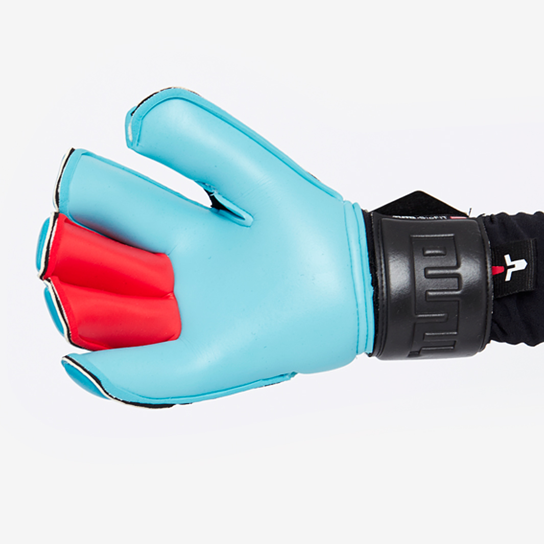 Tuto Maximus Junior Aqua Shield - Junior GK Gloves - Rollfinger - Cyan ...