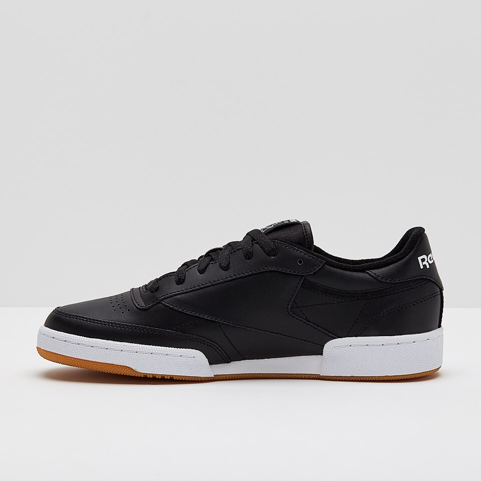 Mens Shoes - Reebok CLub C85 - Black - AR0458