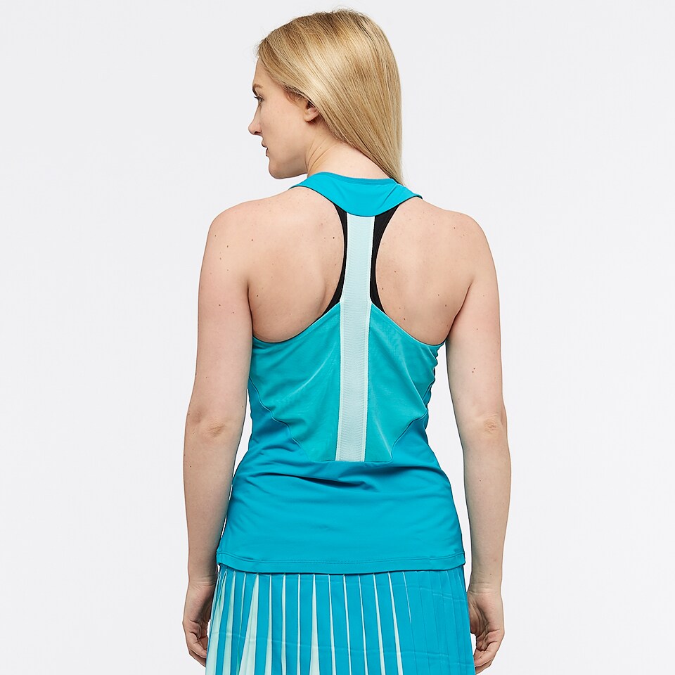 Asics Athlete Y-Back Tank - Arctic Aqua - Womens Clothing - Tank | Pro ...