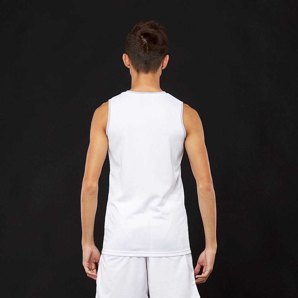 Spalding Kids Move Tank Top - White - Kids Basketball Teamwear - Tank ...