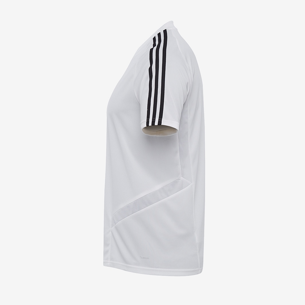 adidas Tiro 19 Training Jersey - White/Black - Mens Football Teamwear