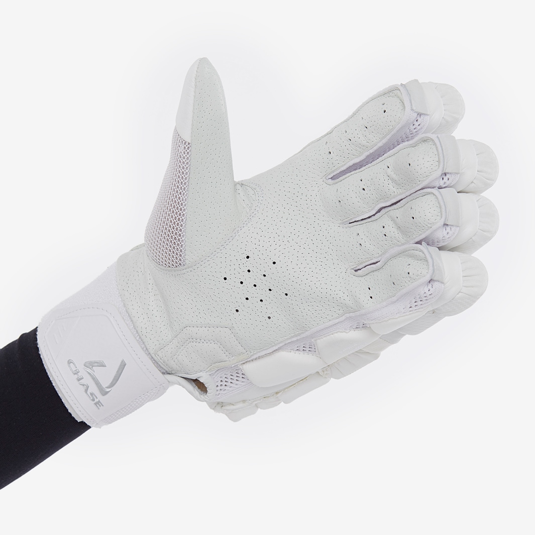 Chase FLC RH Batting Gloves - White - Batting Equipment