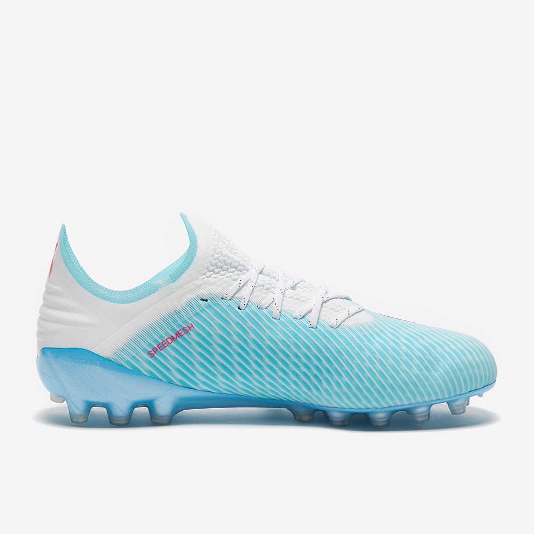 adidas X 19.1 AG - Bright Cyan/Core Black/Pink - Artificial Grass ...
