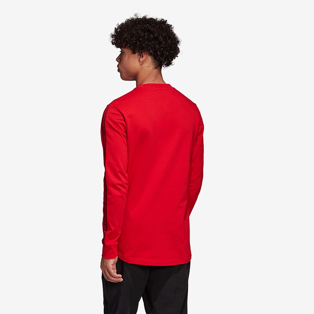 adidas Manchester United 2019/20 SSP Tee Long Sleeve - Real Red - Mens ...