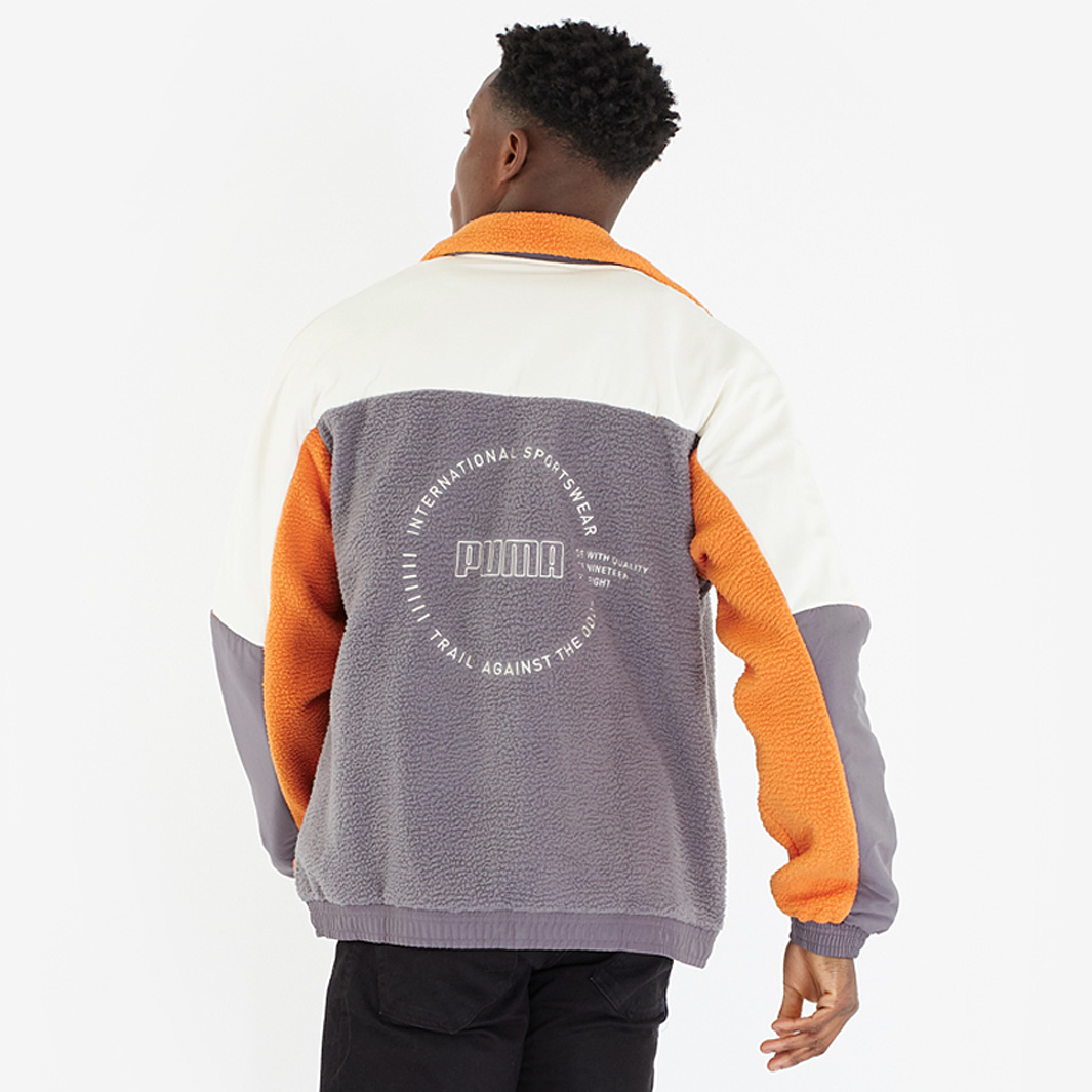 Puma XTG Trail Woven FZ Jacket - Castlerock - Mens Clothing