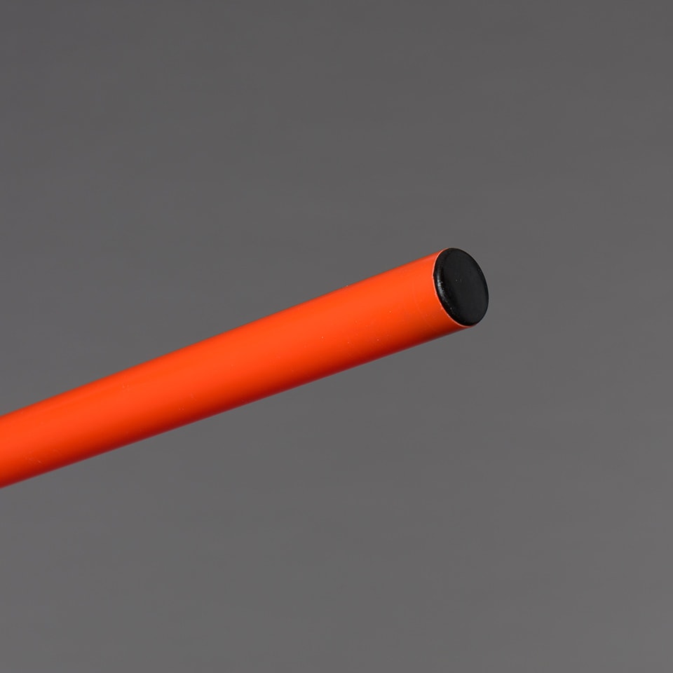 Diamond Spiked Pro 1.7m Training Poles (5pk) - Orange - Coaching Aids