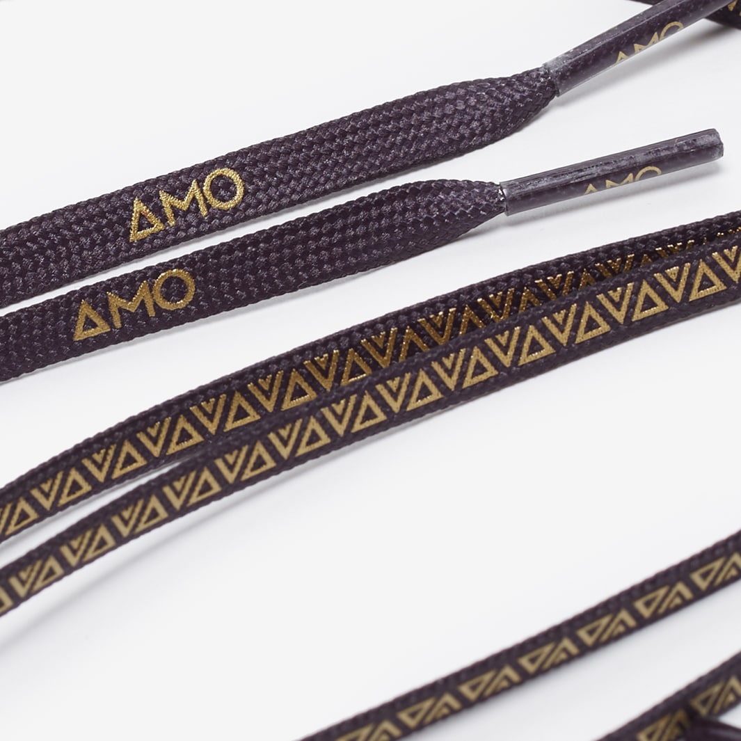 AMO Grip Lace 2.0 - Accessories - Laces - Jet Black/Metallic Gold | Pro ...