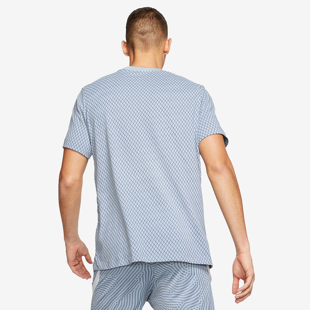 Nike FC Dry Tee Small Block - Obsidian Mist - Mens Clothing - Tops