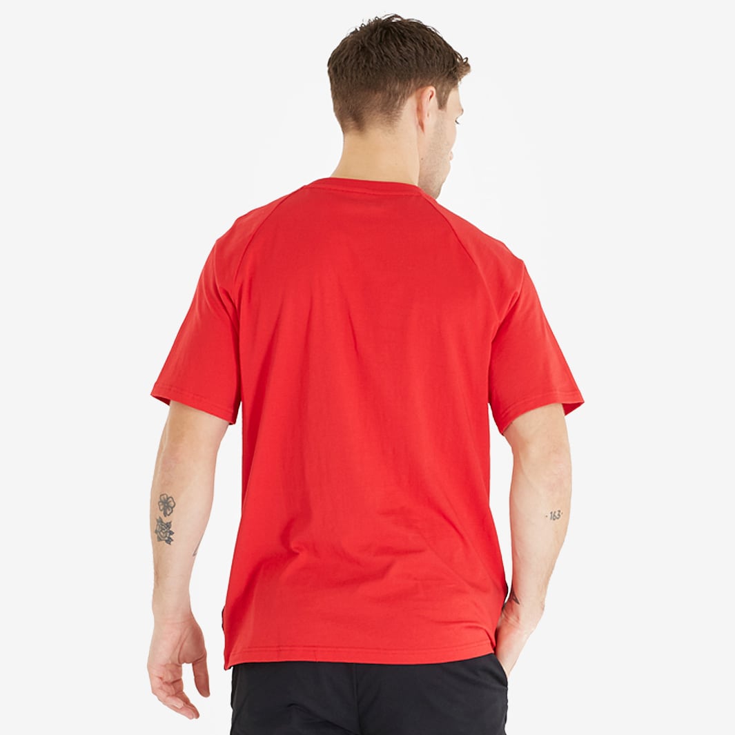 adidas Tango Tape Tee - Scarlet - Mens Clothing - Tops