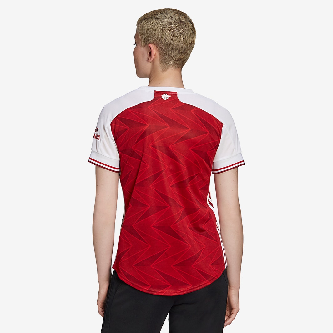 adidas Arsenal 2020/21 Womens Home Shirt - Active Maroon/White - Womens ...