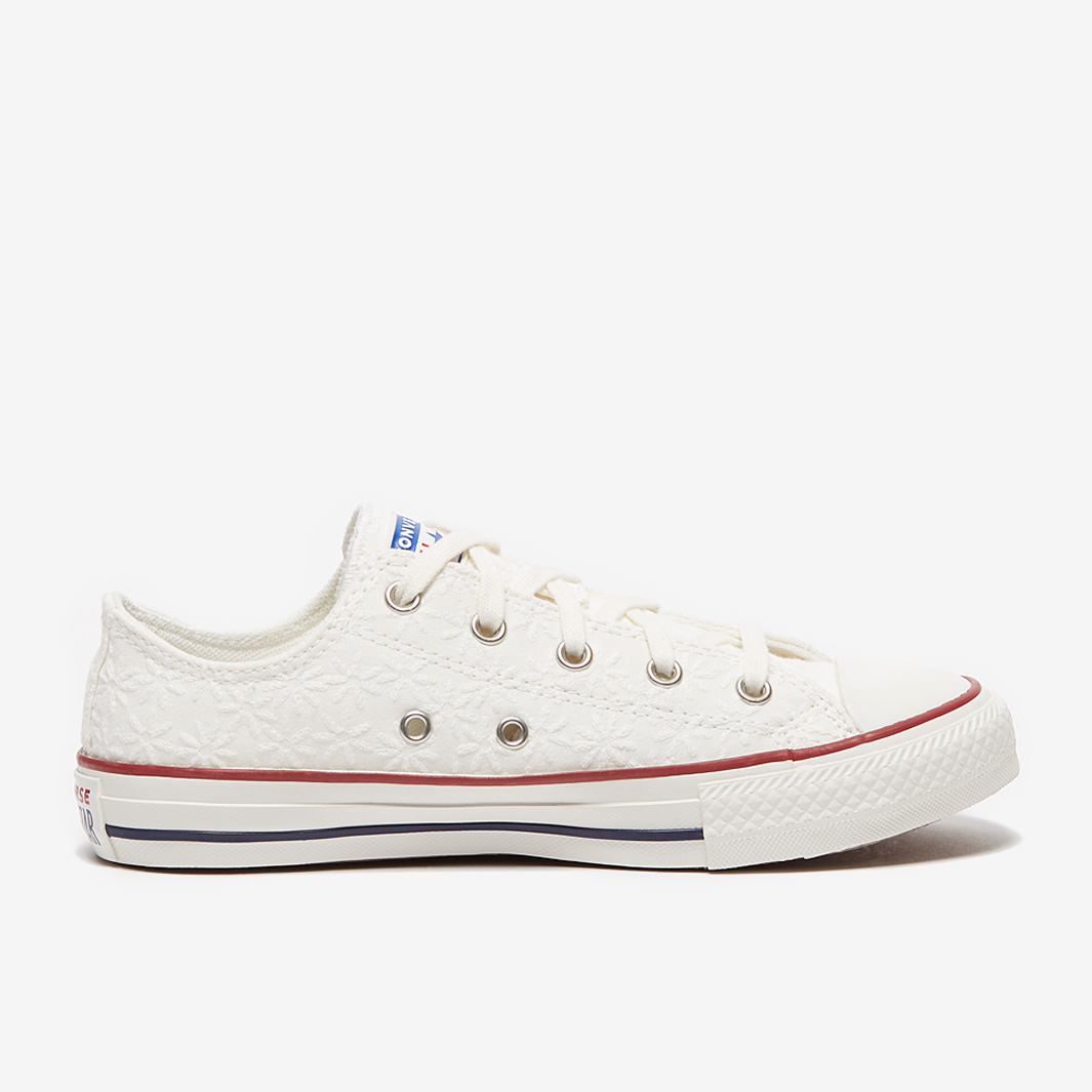 Converse Chuck Taylor All Star - White/Garnet/Midnight Navy - Boys Shoes