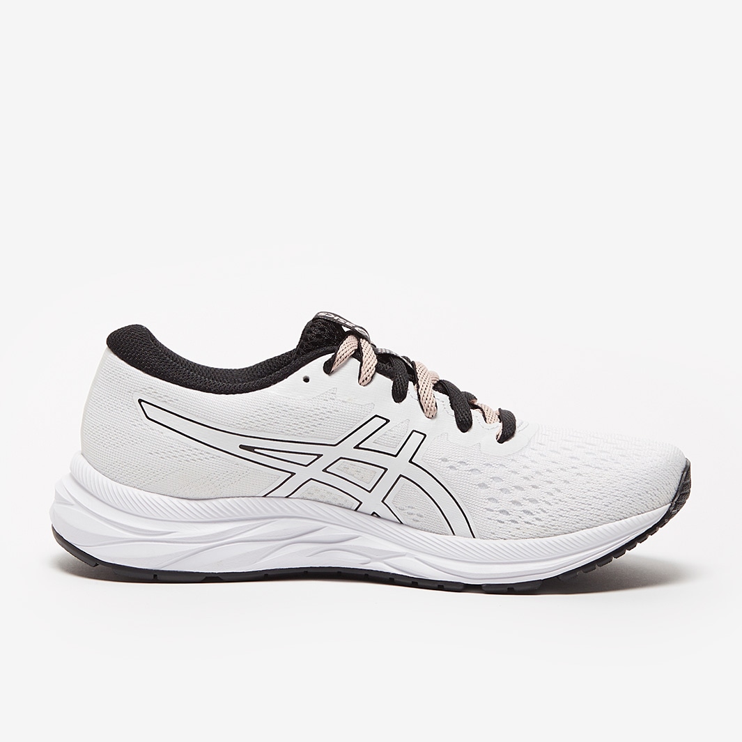 Asics Womens Gel Excite 7 Feel Free White Black Womens Shoes