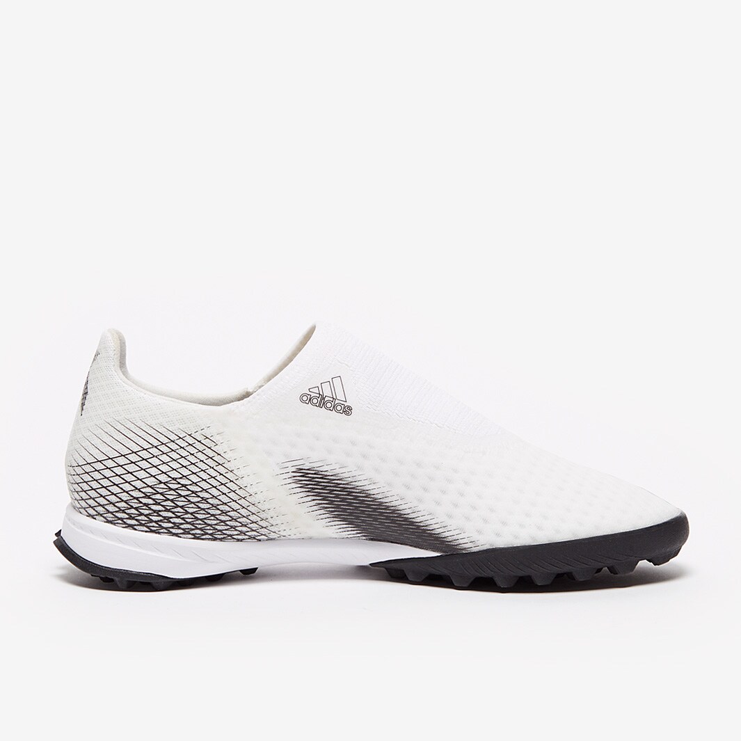 Adidas X Ghosted 3 Laceless Tf White Core Black Turf Trainer