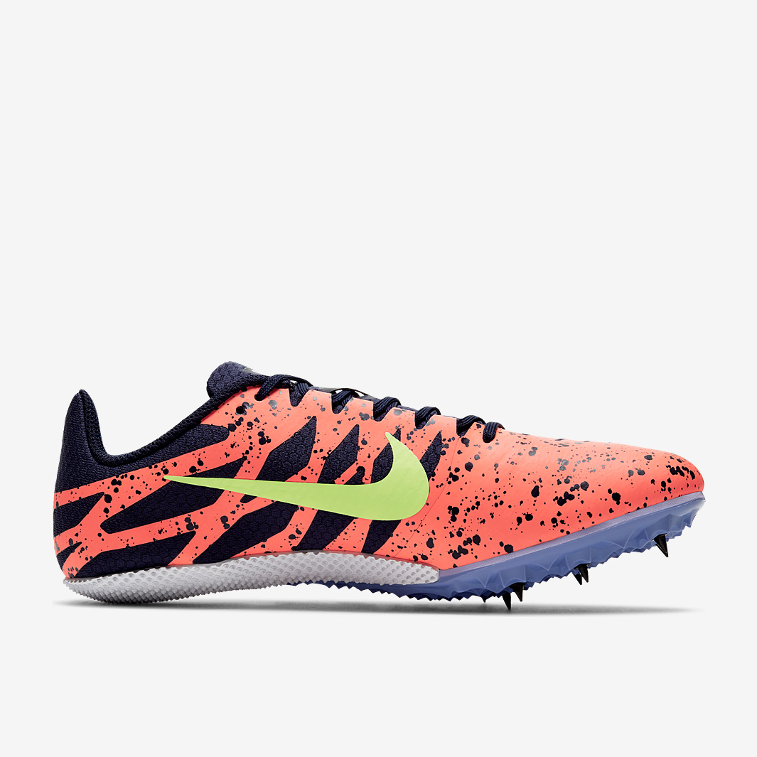 Nike Zoom Rival S 9 - Bright Mango/Lt Zitron-Blackened Blue - Mens Shoes