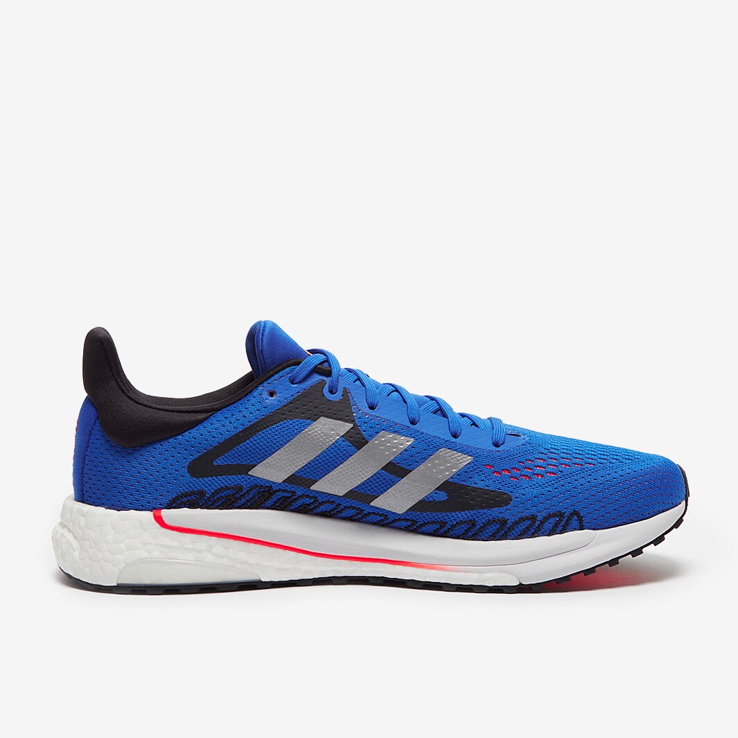adidas Solar Glide 3 - Football Blue/Silver Met./Solar Red - Mens Shoes