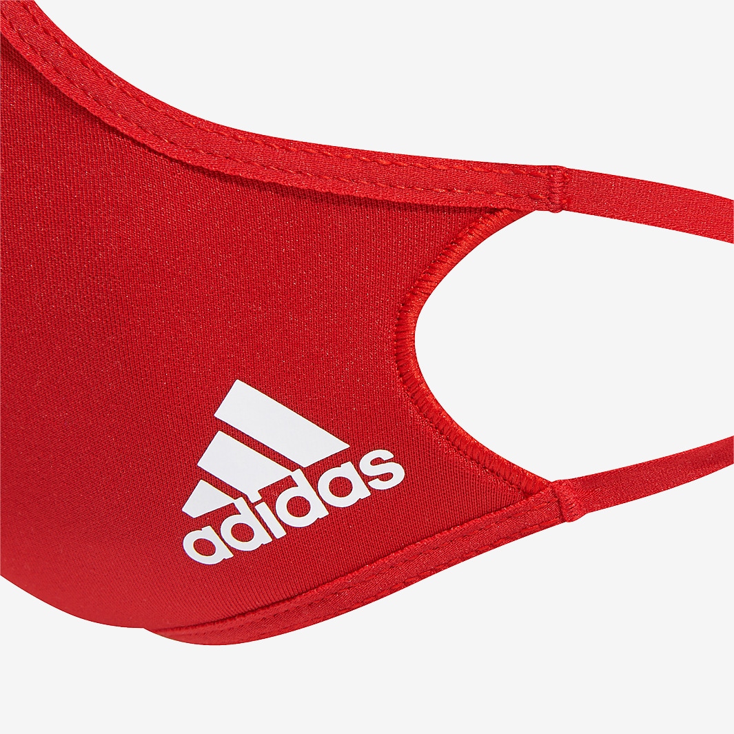 adidas Face Cover S - Power Red - Face Masks - Accessories