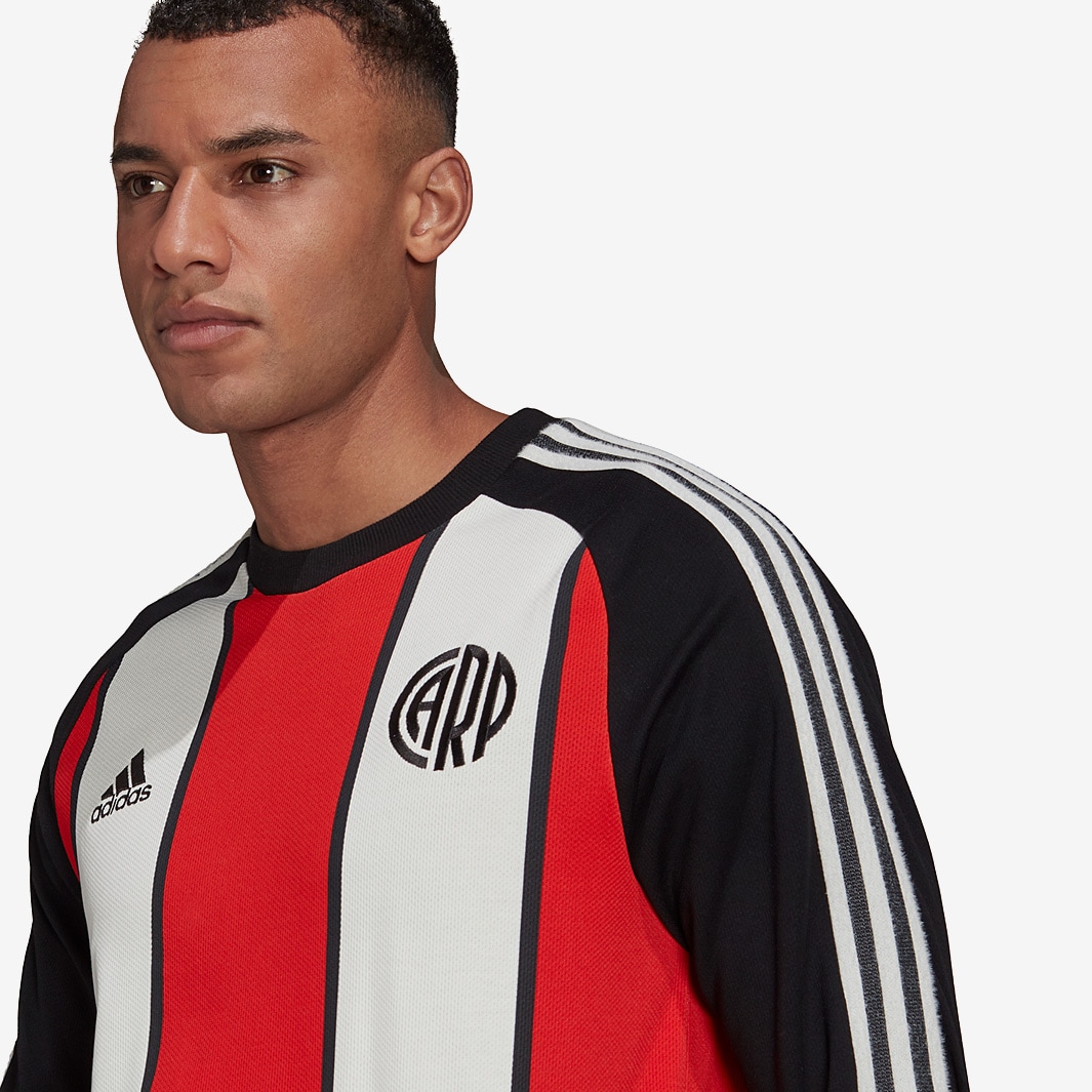 Camiseta adidas River Plate Icons - Negro/Blanco/Rojo - Negro/Blanco ...