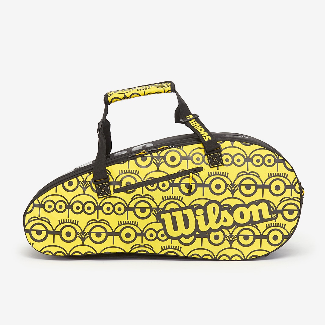 Wilson Minions Tour 12 Racket Bag - Black/Bright Blue - Bags & Luggage
