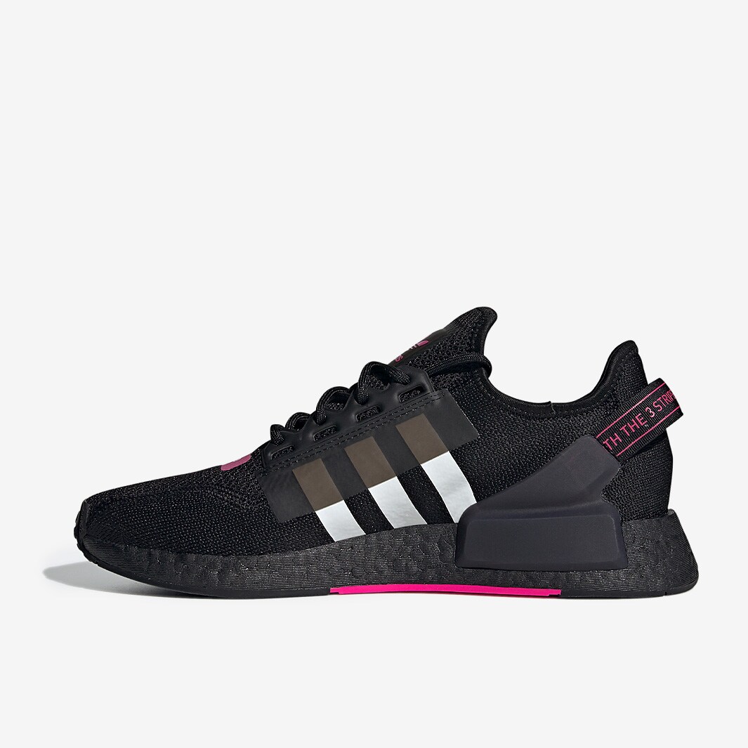 adidas Originals NMD_R1.V2 - Core Black/Shock Pink/White - Trainers ...