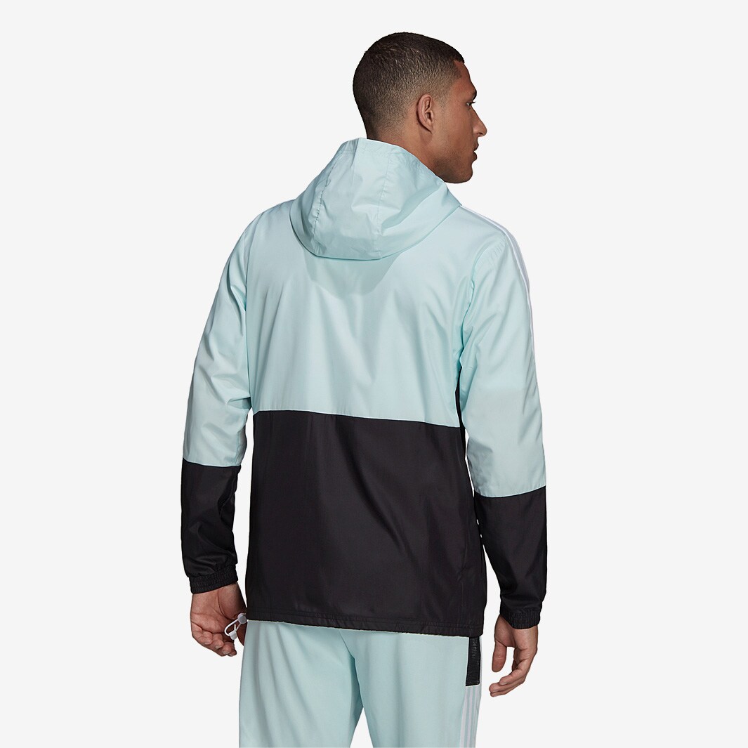 adidas Tiro Blocking Windbreaker - Halo Mint/Black-Mens Clothing