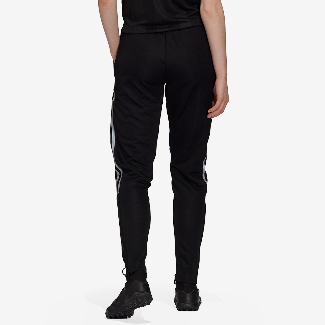 adidas Womens Tiro Reflective Track Pant - Black-Womens Clothing