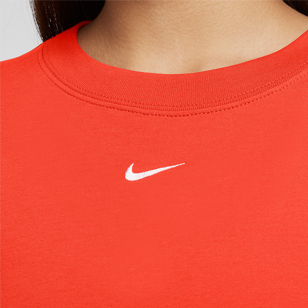 Nike Sportswear Womens Essential Top BF SS - Chile Red/White - Tops ...