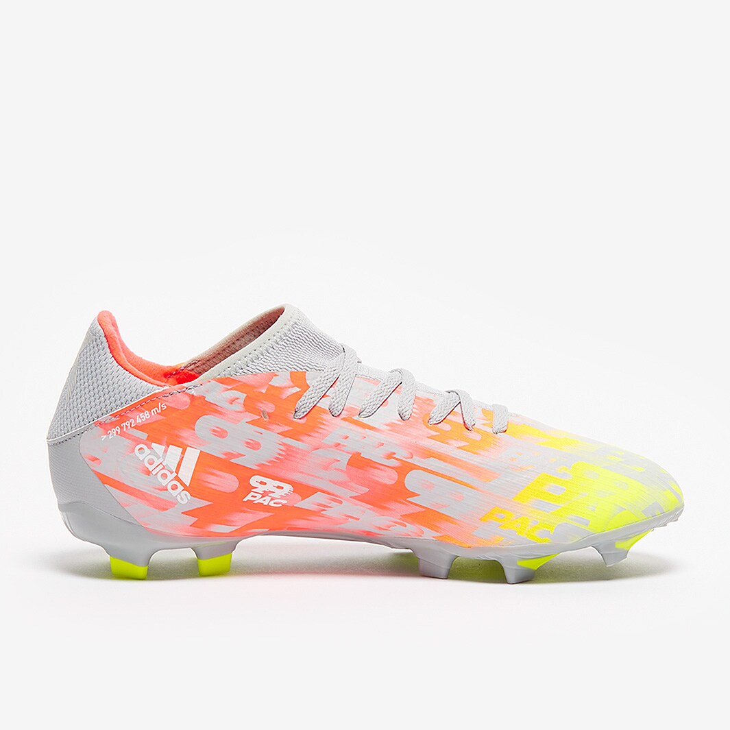 adidas X Speedflow .3 FG - Clear Onix/White/Solar Yellow - Mens Boots
