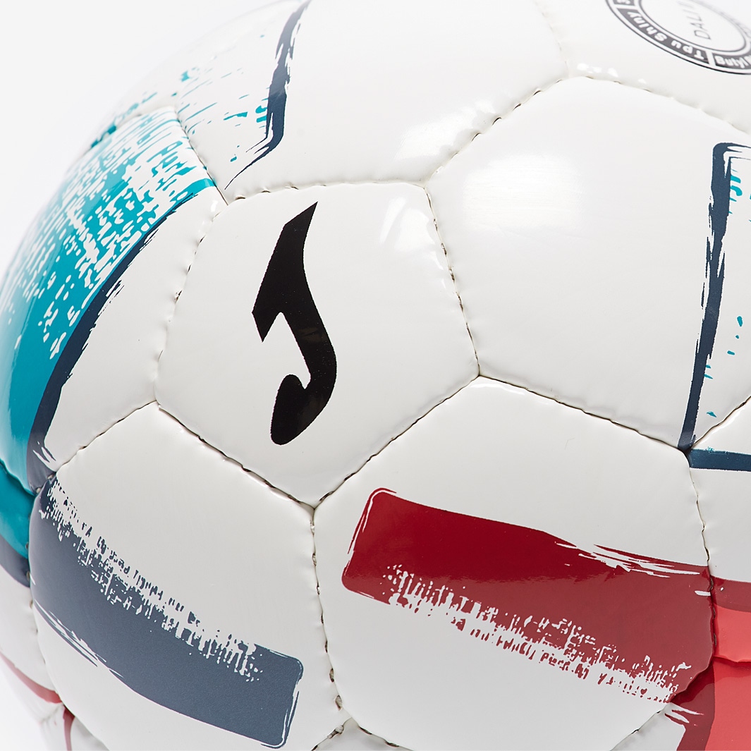 Joma Dali II Football - White/Fuchsia Red/Fluor Yellow - Footballs ...
