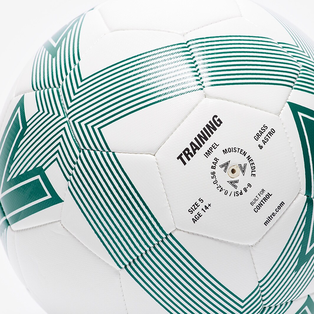 Mitre 21 Impel Football - White/Pitch Green/Black - Footballs