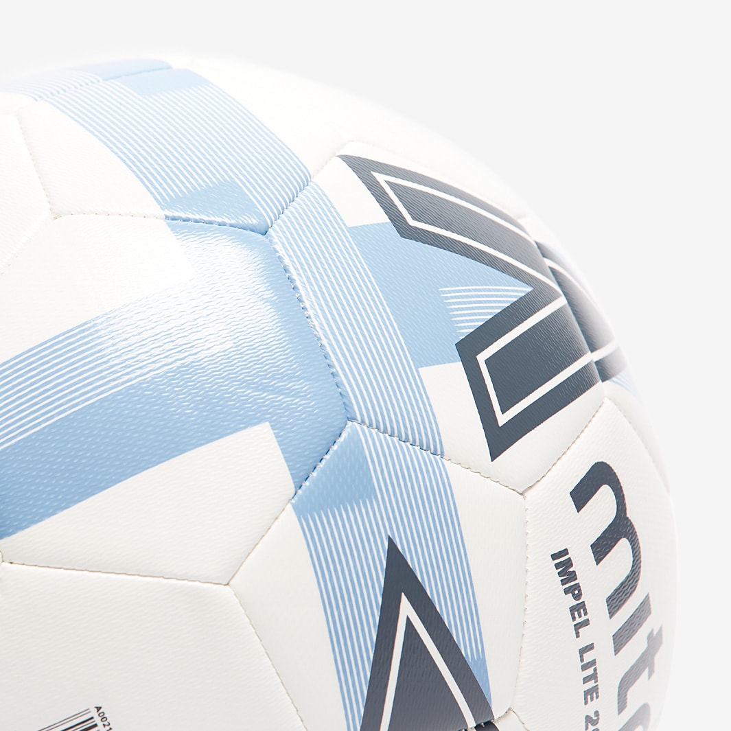 Mitre 21 Impel Lite 290 Football - White/Sky Blue/Black - Footballs