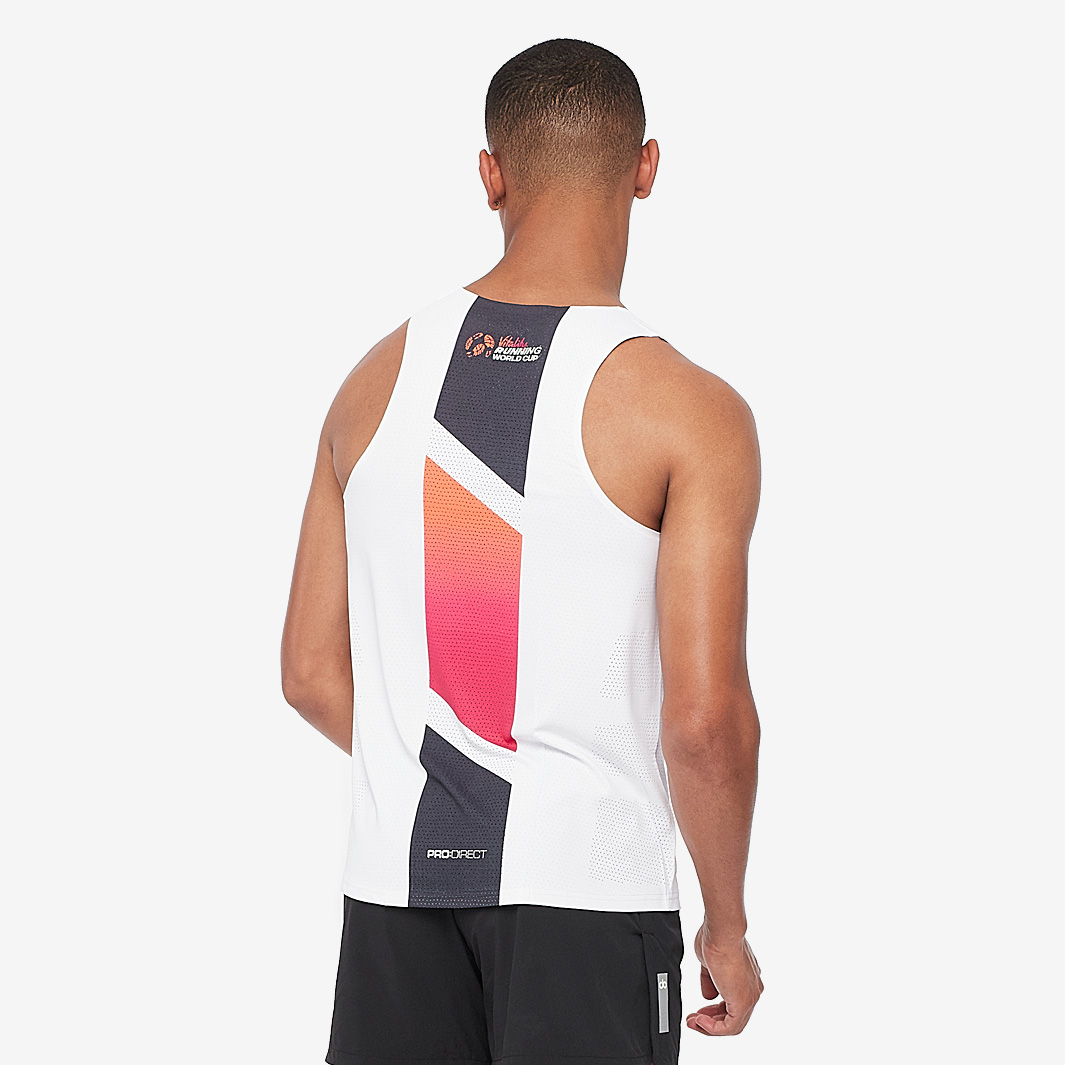 Vitality Running World Cup Tank - doSPORT- White - Mens Clothing