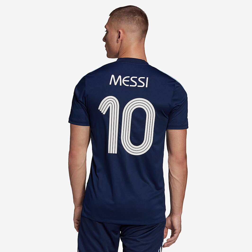 adidas Messi Shirt - Night Indigo - Mens Replica