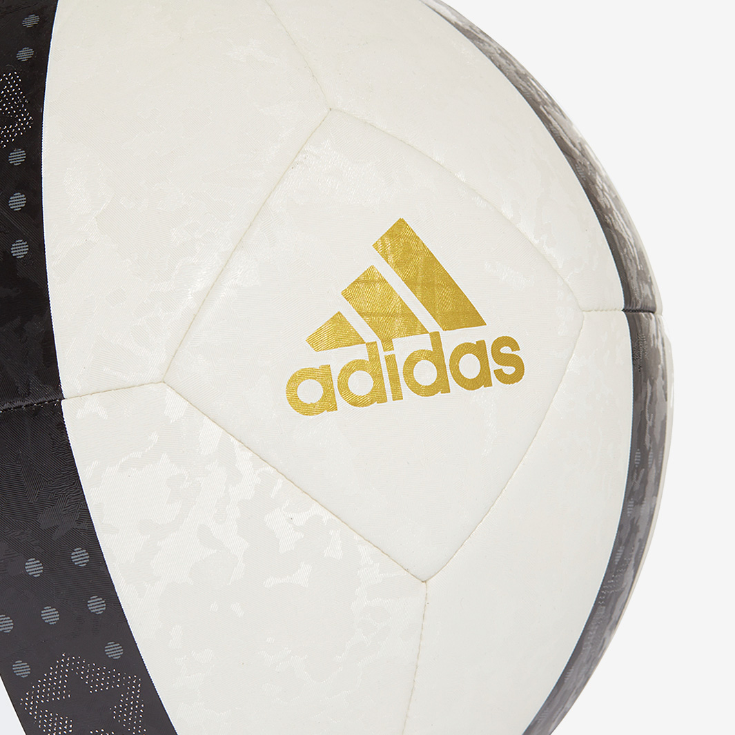 adidas Juventus Club Home - White/Black/Matte Gold/Grey Five - Footballs