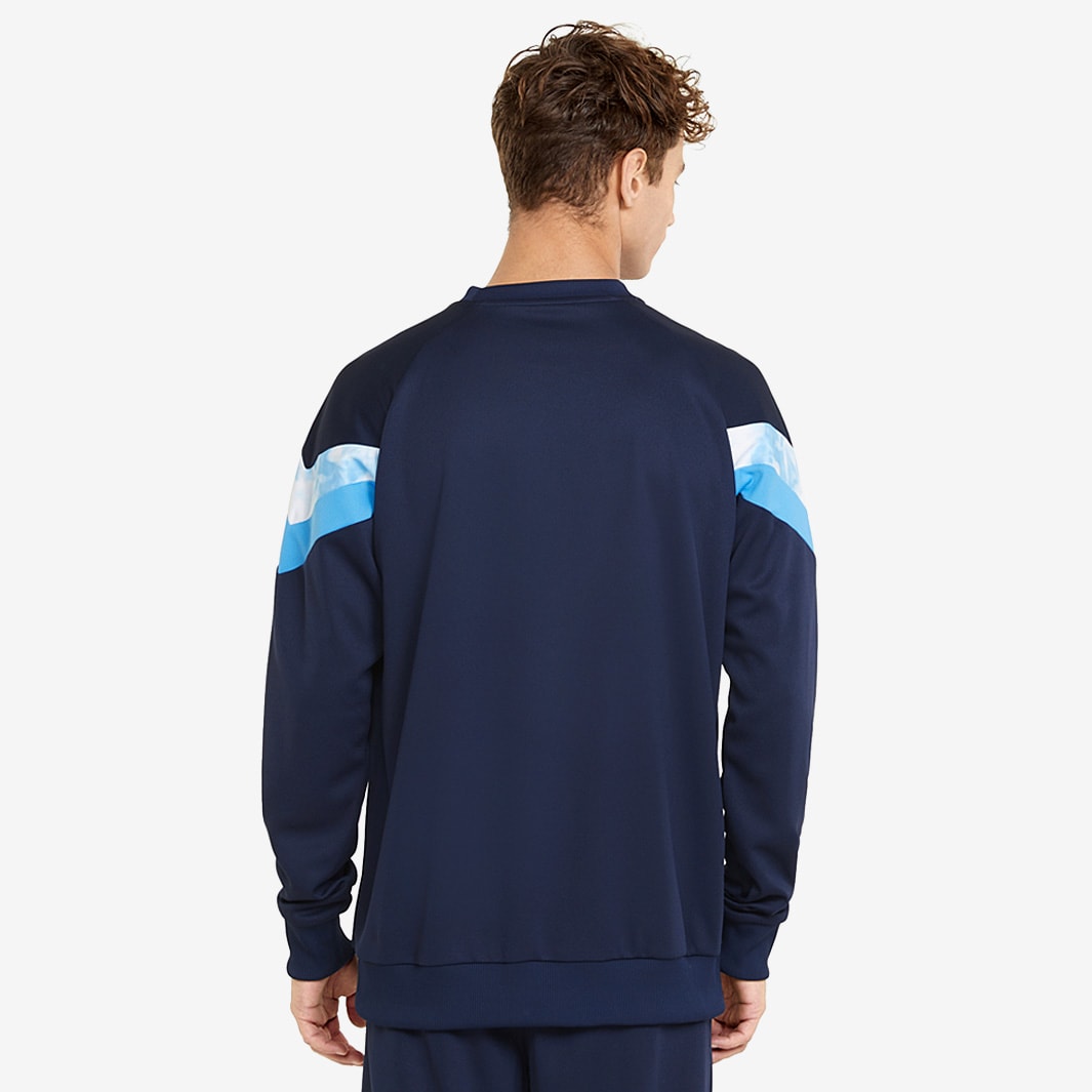 Puma Olympique Marseille 21/22 Iconic MCS Crew - Peacoat/Bianco Puma ...