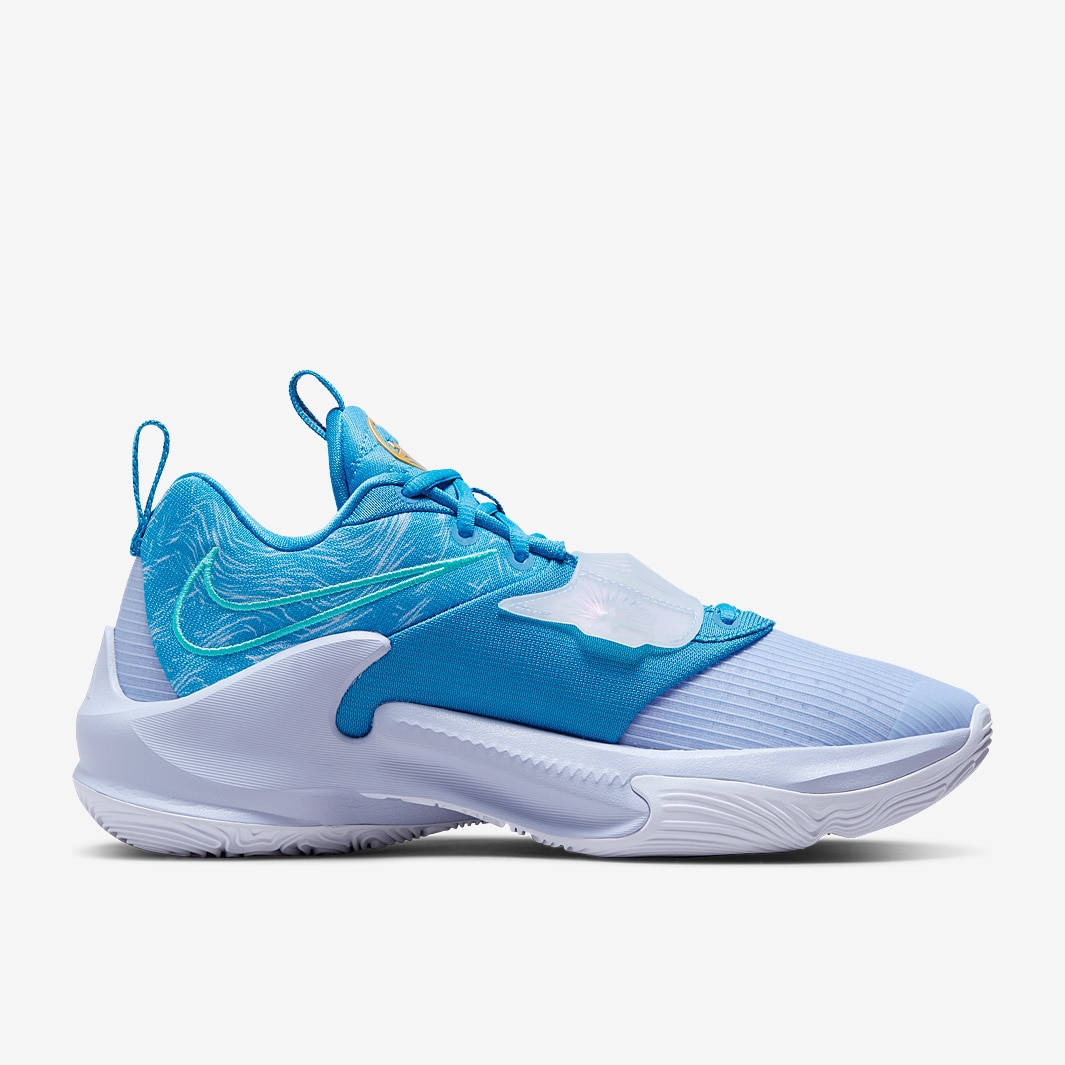 Nike Zoom Freak 3 Freeze Time - Dutch Blue/Metallic Gold-Ghost - Mens ...