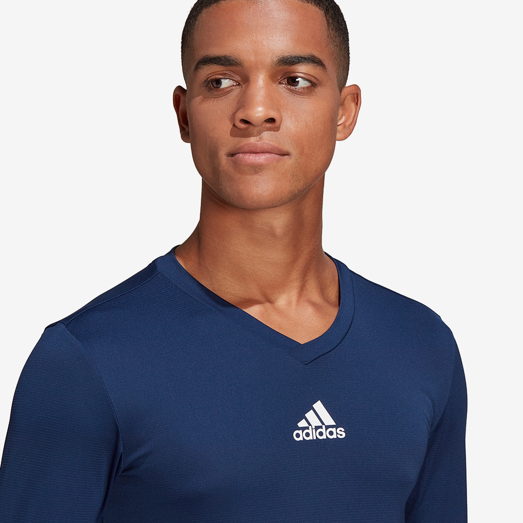 adidas Team Base Tee 21 - Team Navy Blue - Mens Base Layer