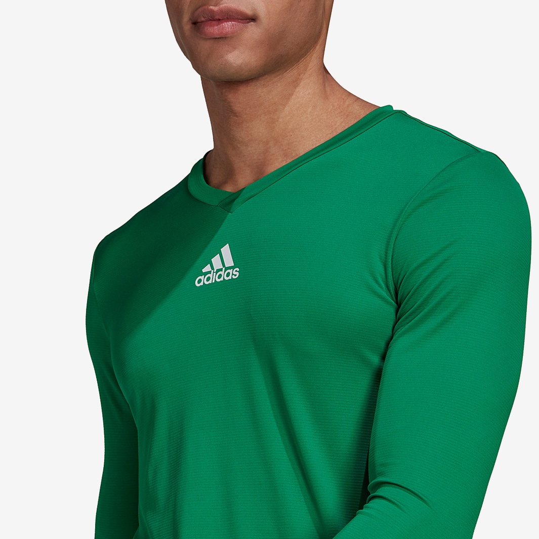 adidas Team Base Tee 21 - Team Green - Mens Base Layer | Pro:Direct Soccer