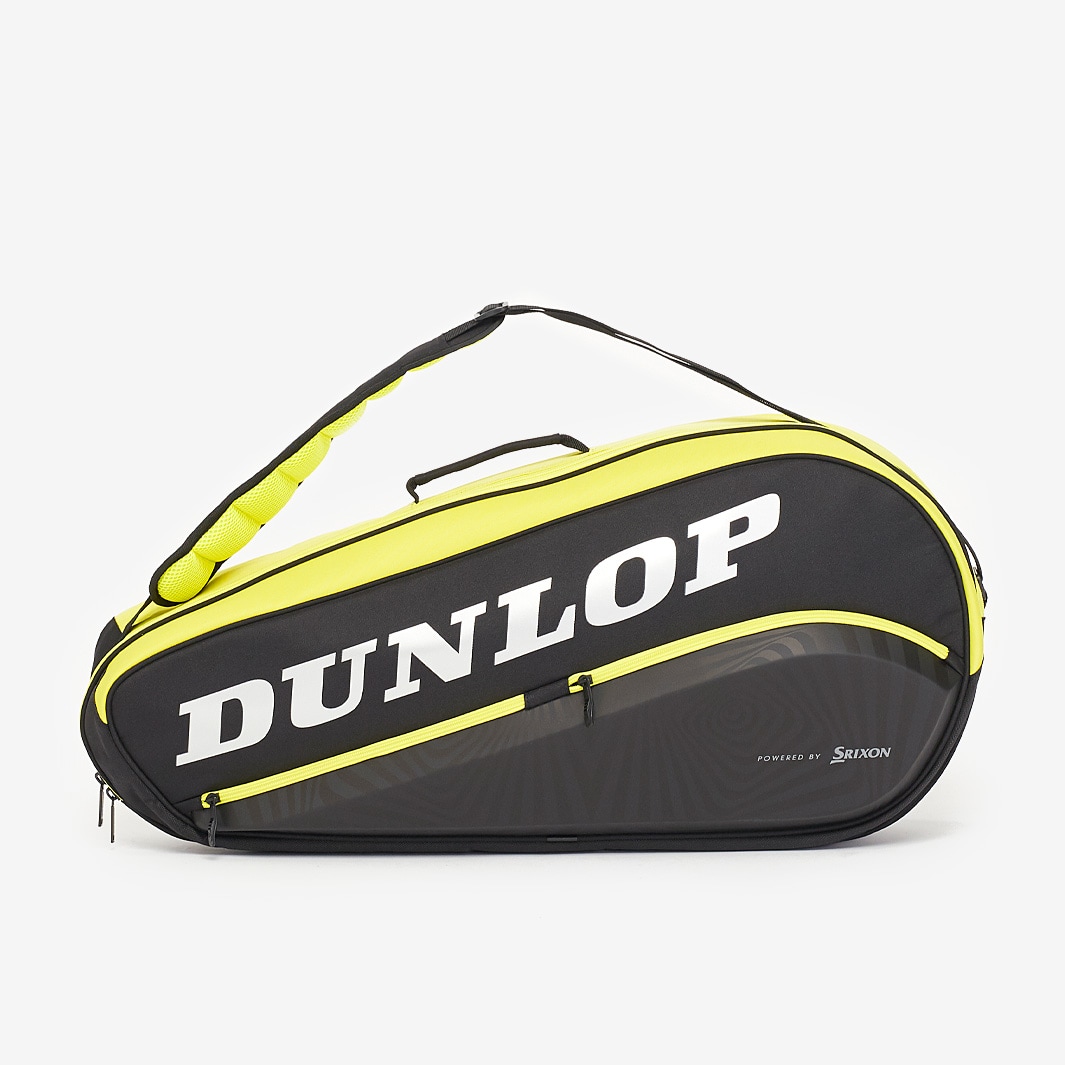 Dunlop SX Performance Thermo 3 Racket Bag - Black/Yellow - Bags & Luggage