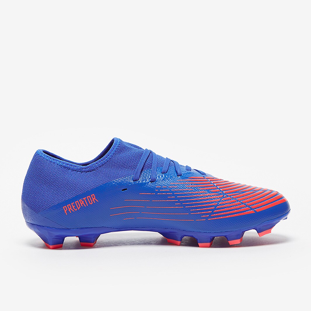 adidas Predator Edge.3 Low MG - Hi-Res Blue/Turbo/Hi-Res Blue - Mens ...