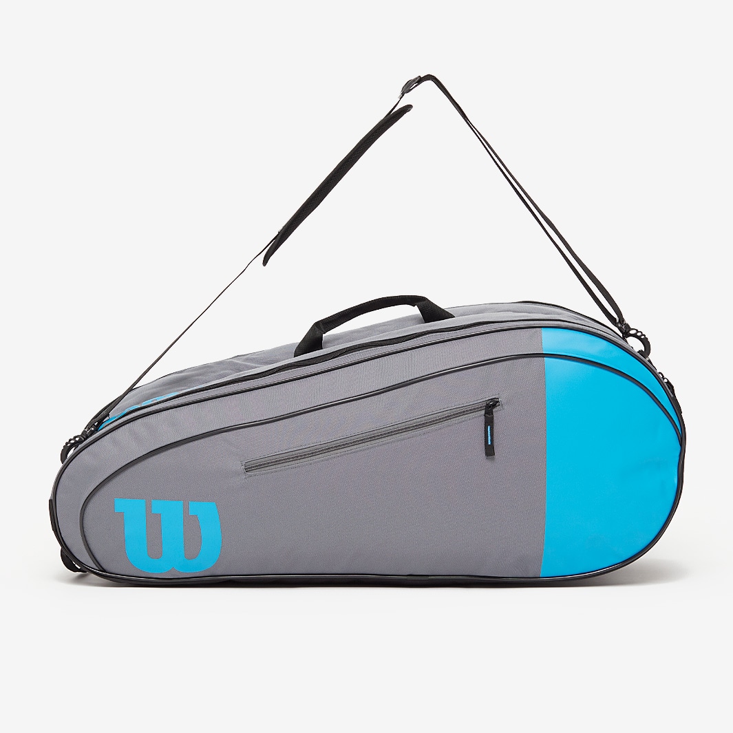 Wilson Team 6 Racket Bag - Blue/Grey - Bags & Luggage