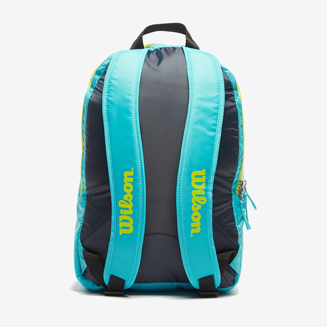 Wilson Junior Backpack - Blue/Wild Lime - Bags & Luggage | Pro:Direct ...