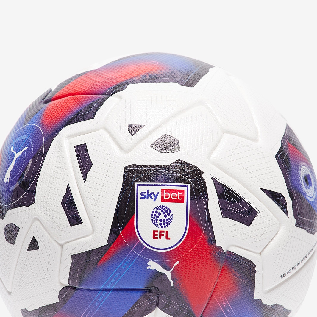 Puma Orbita 1 EFL Sky Bet Ball (FIFA Quality Pro) - Puma White/Puma Red ...