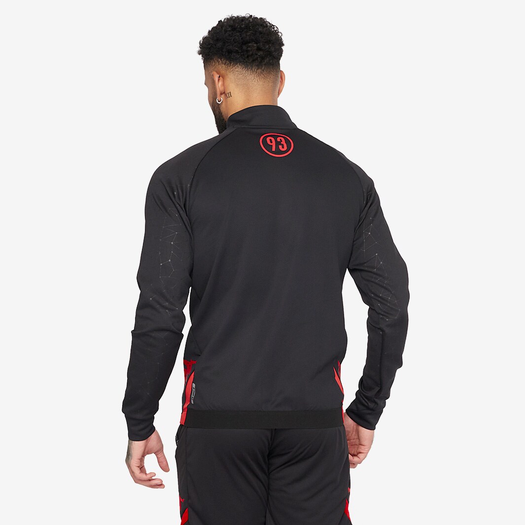 Kappa Red Star 22/23 Training Top - Black/Red - Mens Replica