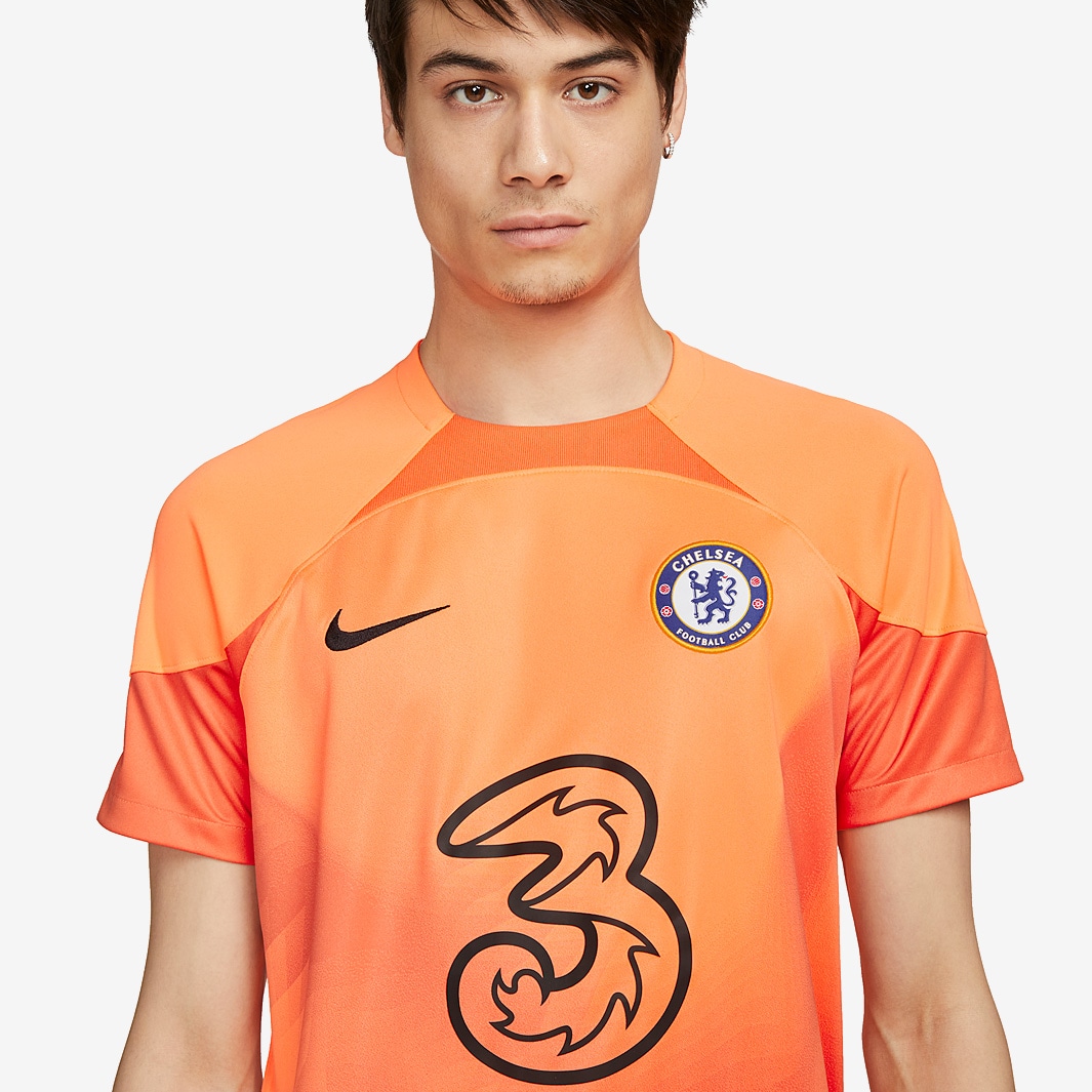 Nike Chelsea 22/23 GK Stadium SS Shirt - Atomic Orange/Orange Trance ...