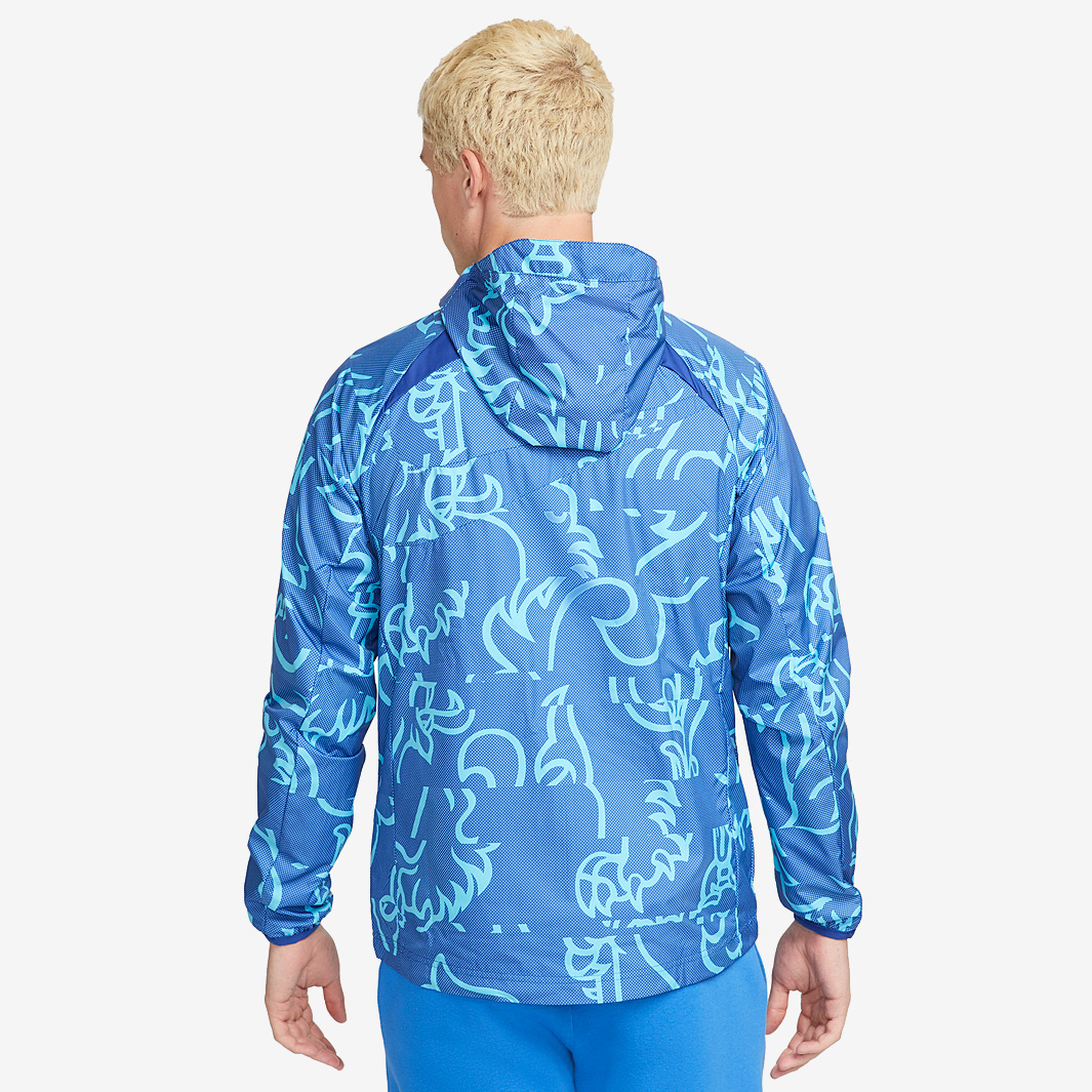 Nike Chelsea 22/23 AWF Jacket - Rush Blue/Chlorine Blue/White - Mens ...