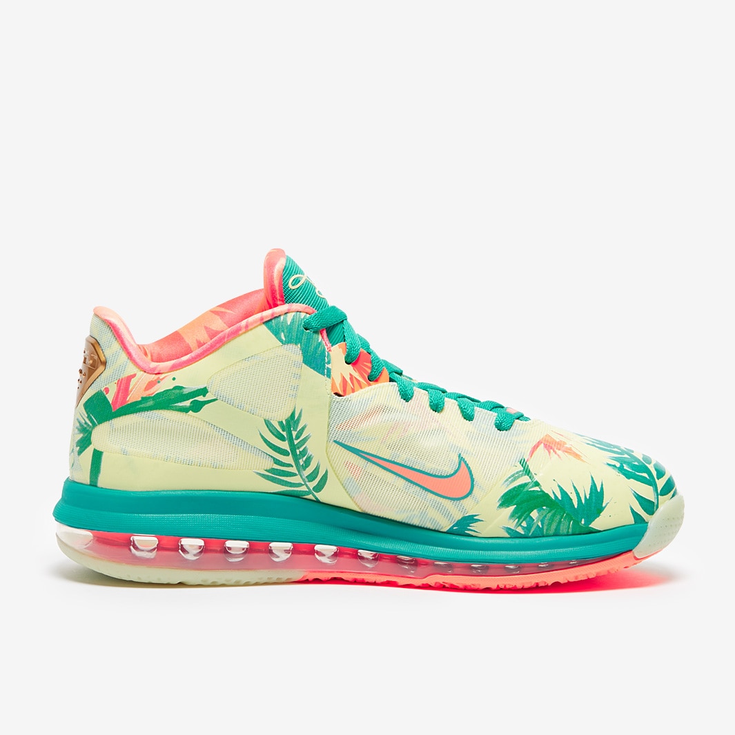 Nike LeBron IX Low LeBronald Palmer - White Lime/Bright Mango/New Green ...