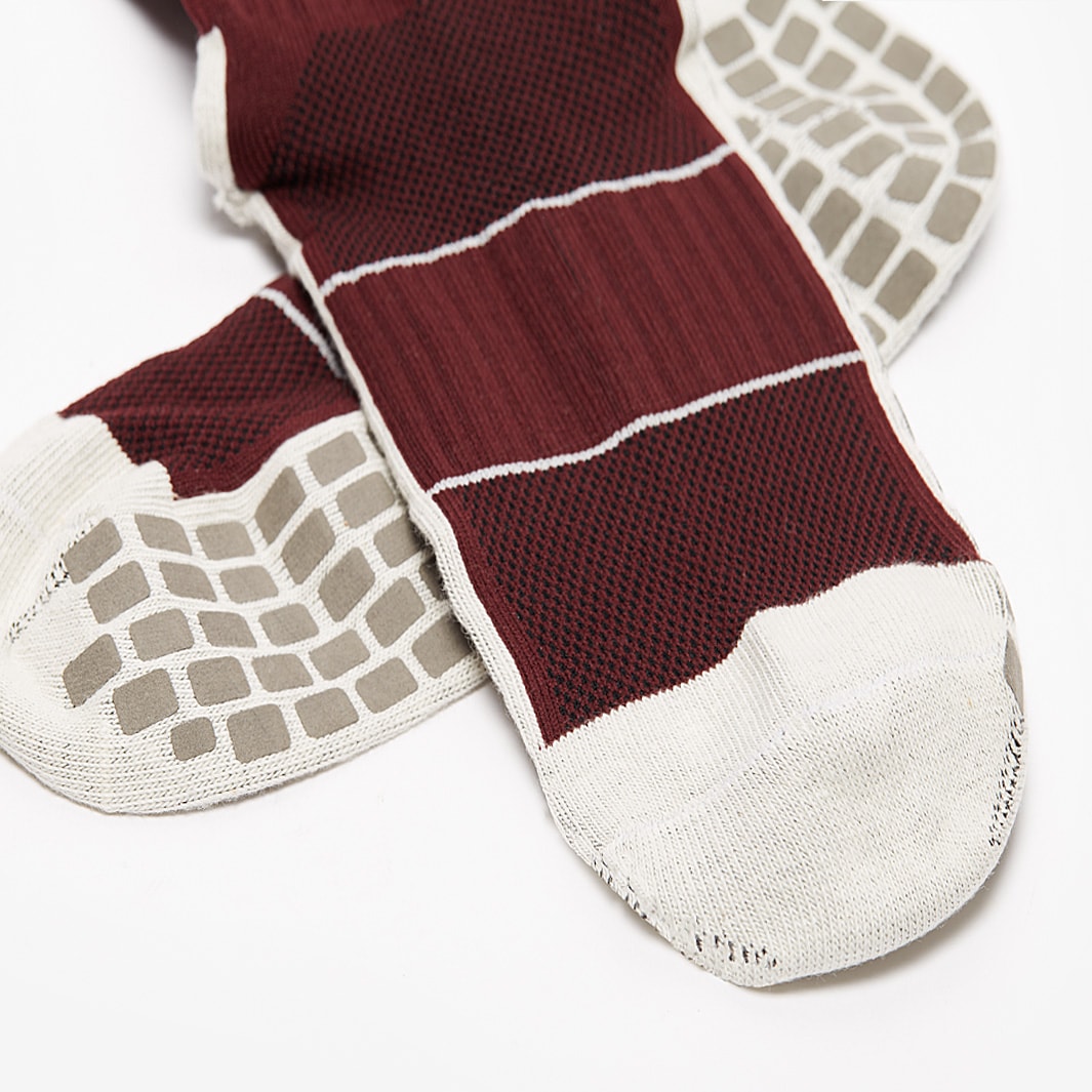 TRUsox Mid-Calf Thin Crew Socks 3.0 - Maroon - Mens Clothing