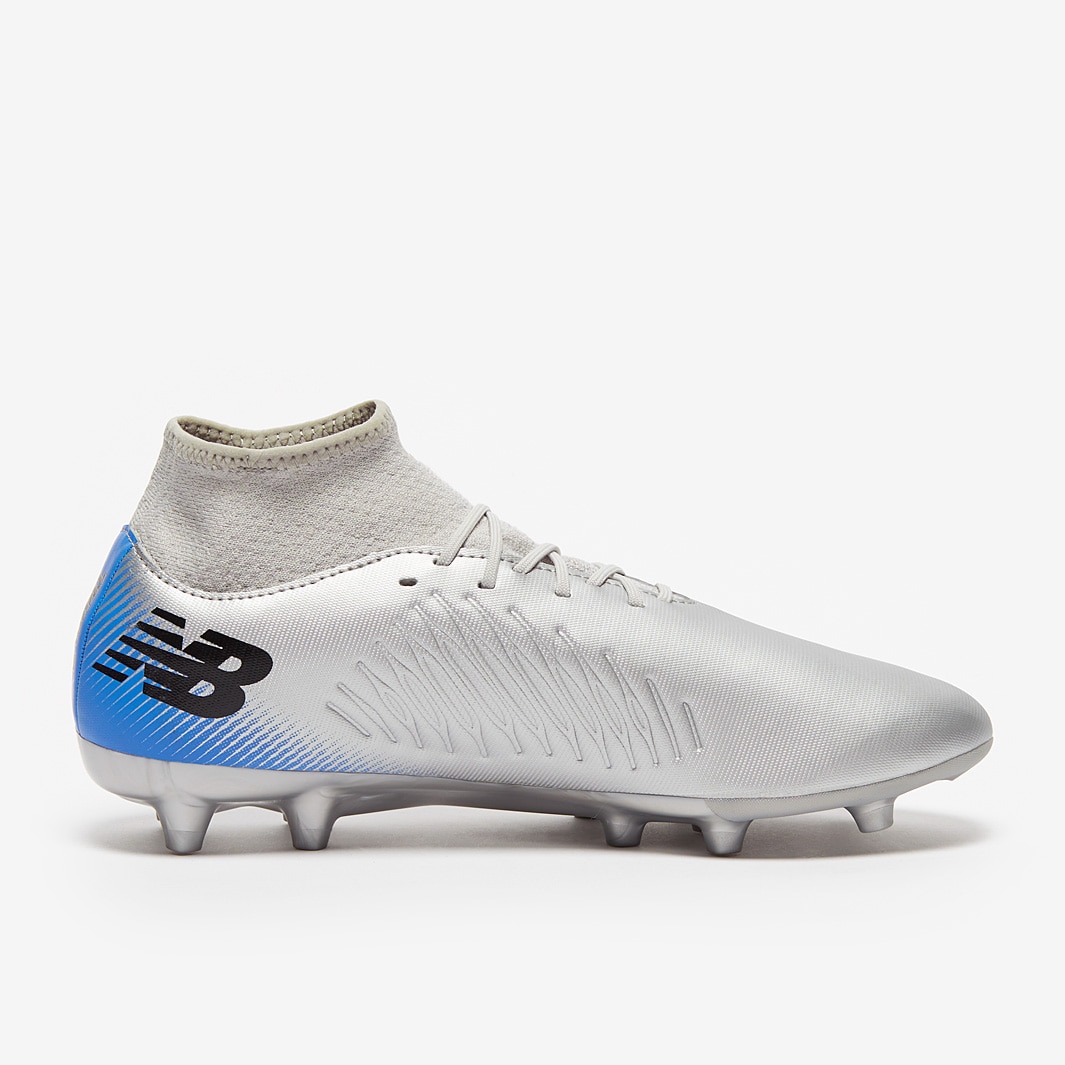 New Balance Tekela V4 Magique FG - Argent/Lapis Vif - Chaussures de ...