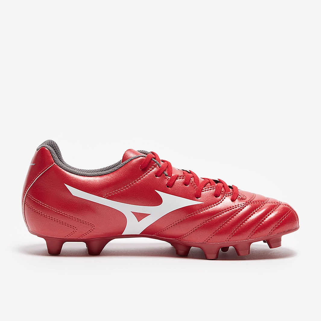 Mizuno Monarcida Neo II Select FG - Rosso High Risk/Bianco - Campi ...