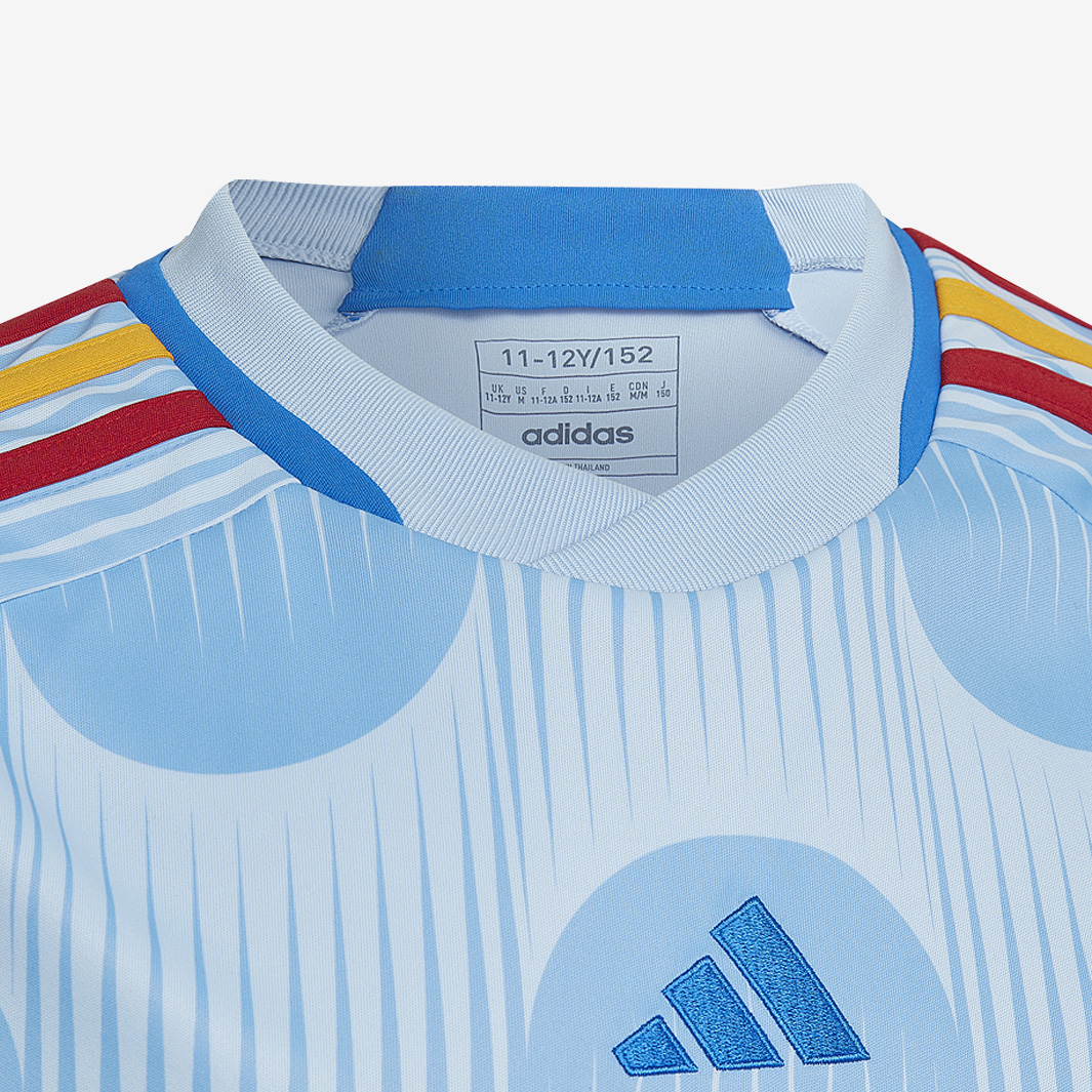 Camiseta adidas España 2022 Segunda equipación para niños - Glow Azul ...